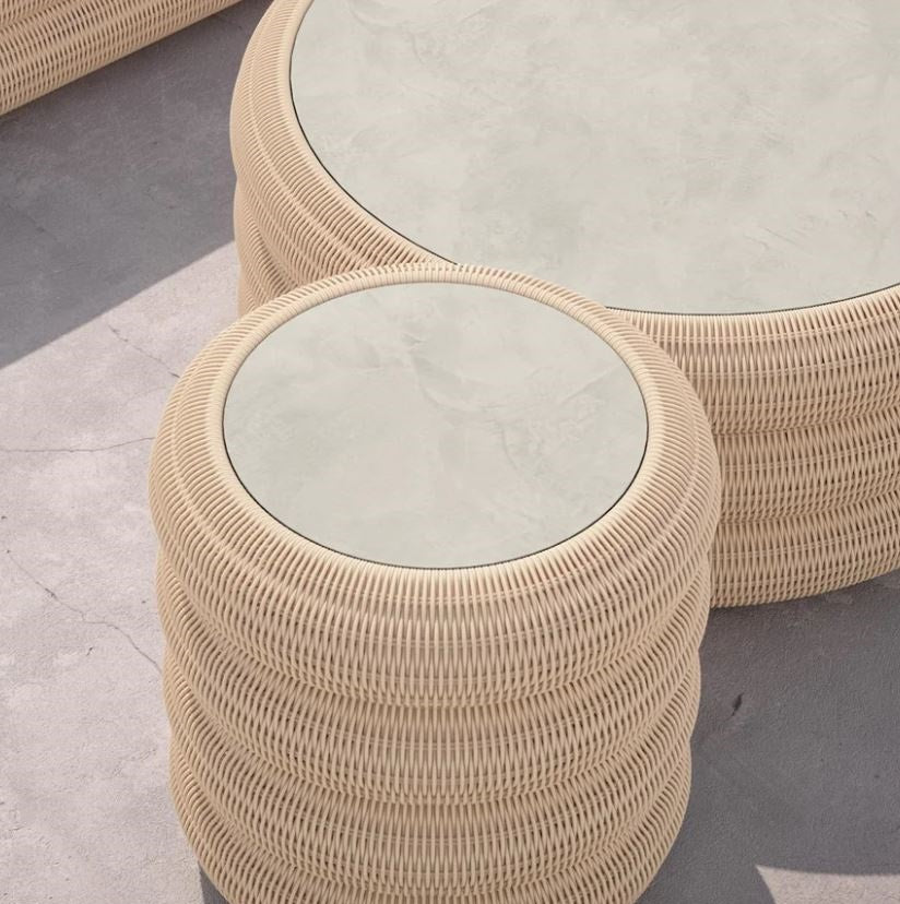 Texoma Side Table-Helena Dekton Top – DRC Showroom